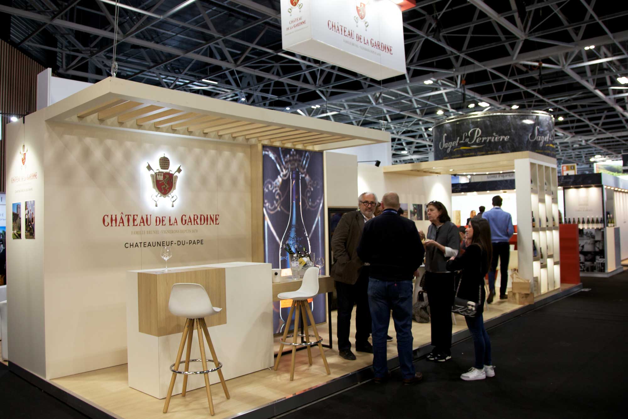 Stand Châteauneuf de la Gardine - Wine Paris 2020 - Sonia Gandia